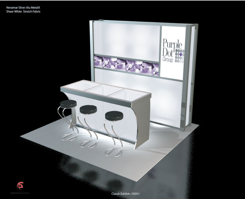 Exhibit Design Search - DM-0051 Inline Booth (Design Monday Exhibits)
