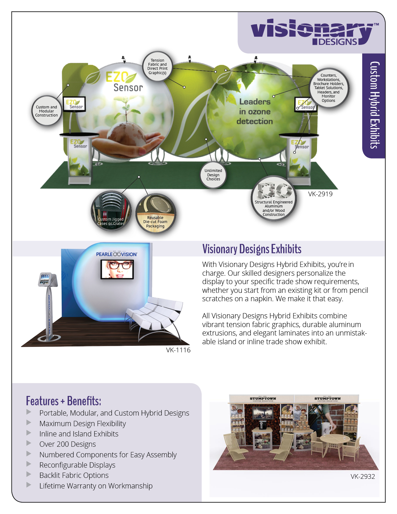 11 Printable Product Sheets from Classic Exhibits | Trade Show Ideas ...