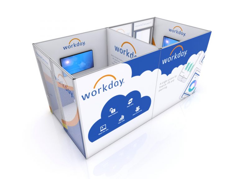 Introducing Gravitee One-Step Modular Meeting Pods | Trade Show Ideas ...