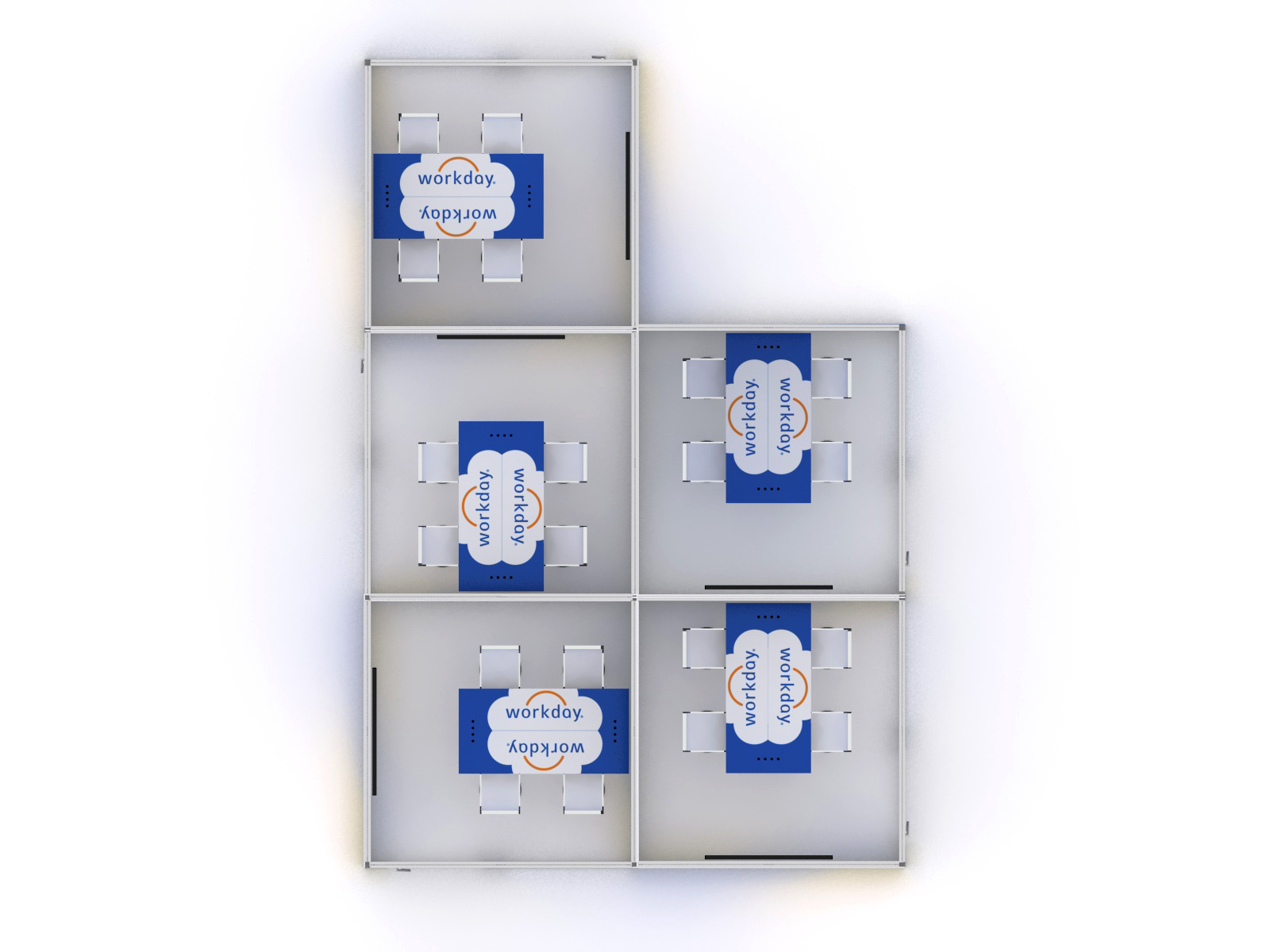 Introducing Gravitee One-Step Modular Meeting Pods | Trade Show Ideas ...