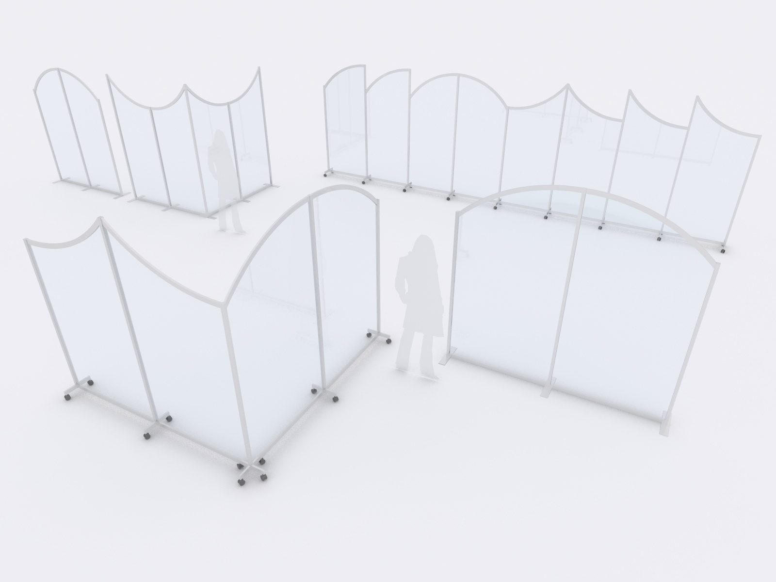 Protective Safety Dividers in Any Size or Configuration | Trade Show ...