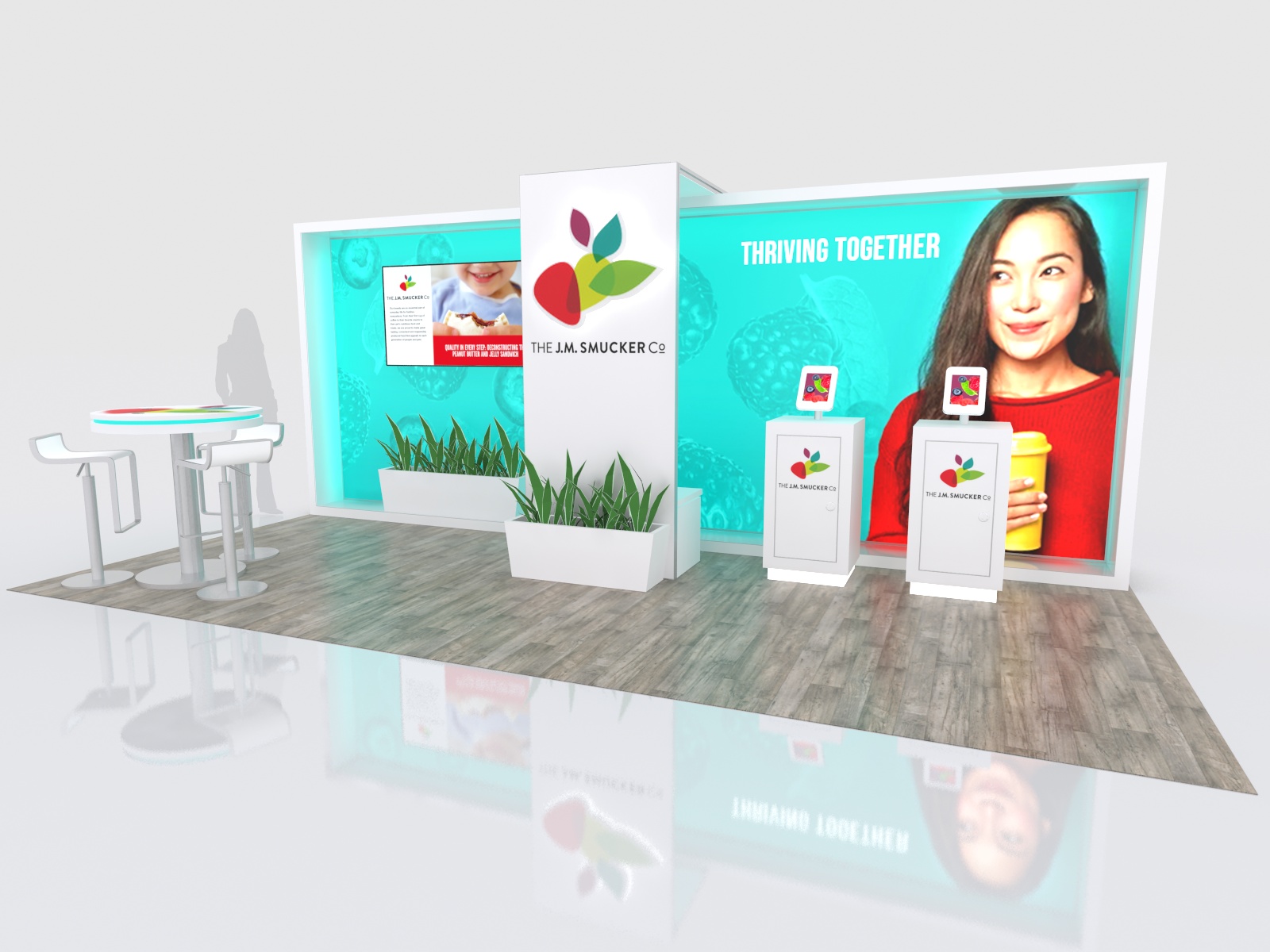 40 Eye-Catching Examples of Trade Show Booth Design | Trade Show Ideas ...