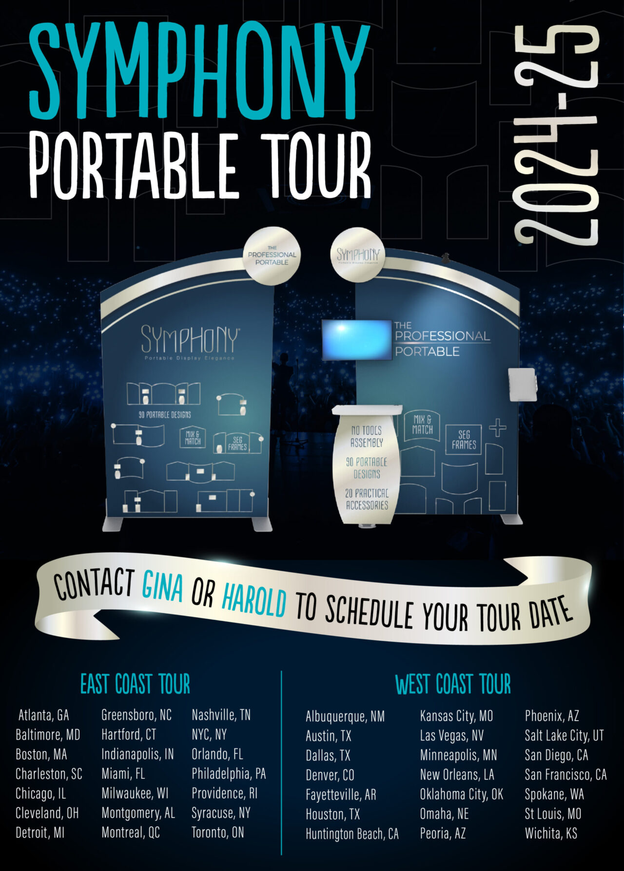 The Symphony Portable Display Tour - Classic Exhibits